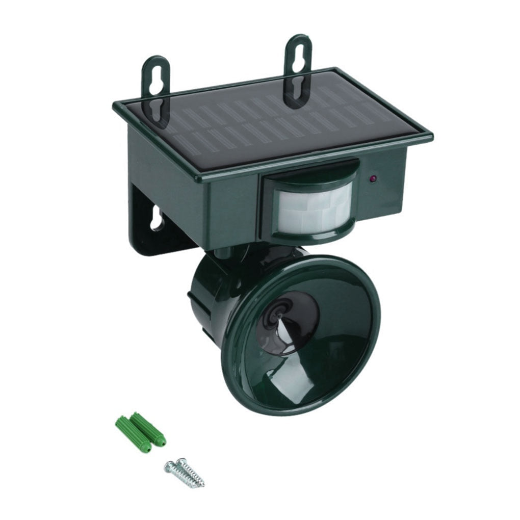 Eco-Friendly Solar Motion Sensor Bird Deterrent | Adjustable Ultrasonic ...
